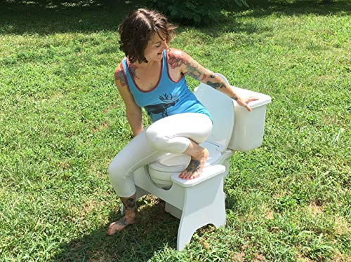 Poop Stoop Bamboo High Full-Squat Toilet Foot Stool | Pricepulse