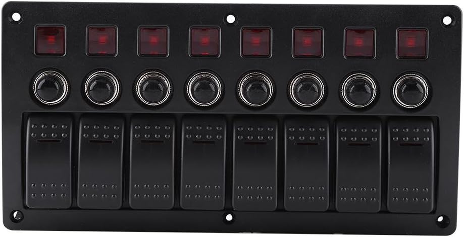Marine Rocker Switch Panel & PCB Board Overload Protection Circuit ...