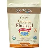 Amazon.com : Spectrum Essentials Organic Ground Premium Flaxseed, 24 Oz ...