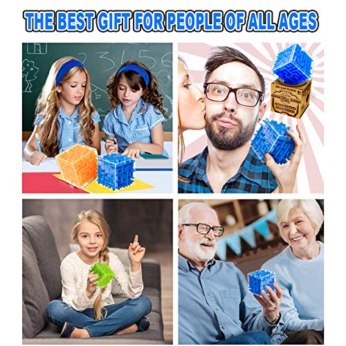 10 Pack Maze Cubes 3x3x3 for Kids Party Favors Game School Supplies ...