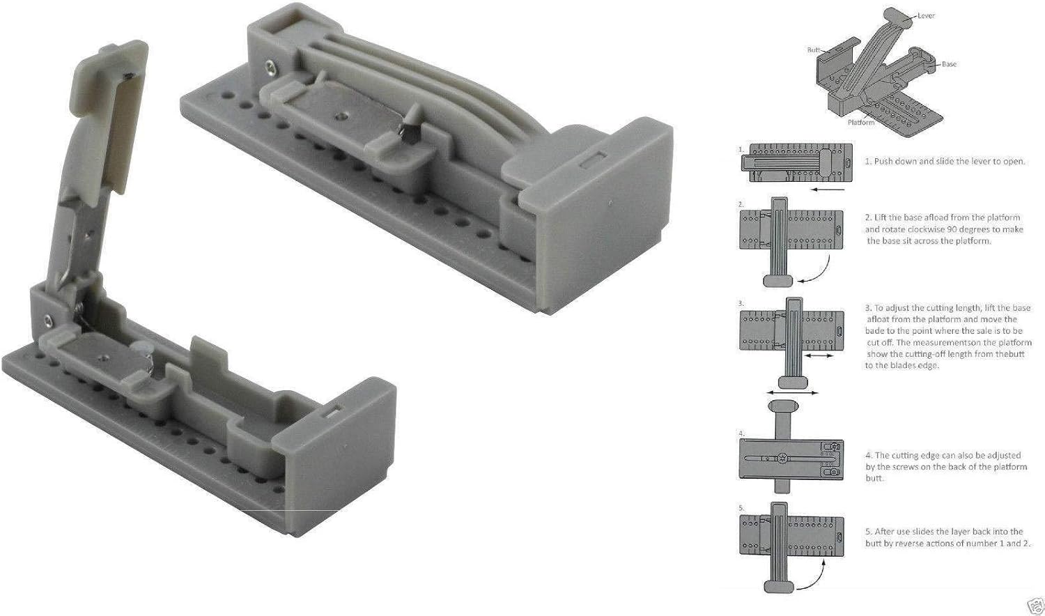 Mades Plastic Venetian Blind Slat Slot Cutter Trimming Tool 25MM Blinds ...