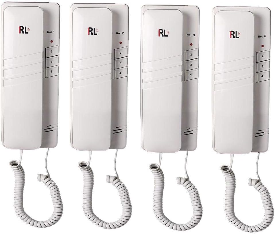 Milano 2 Way Wireless Intercom Corded Telephone -RL-0510B4 Wireless ...