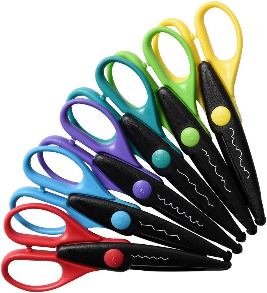 Zink 6 Colorful Decorative Edge Scissor Set for Photo Projects – BigaMart
