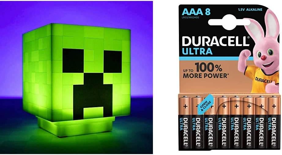 Paladone Minecraft Light BDP with Creeper Sounds Powered by 2X AAA ...