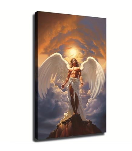 Male Guardian Angel Painting