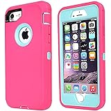 Amazon.com: Annymall Case Compatible for iPhone 8 & iPhone 7, Heavy ...