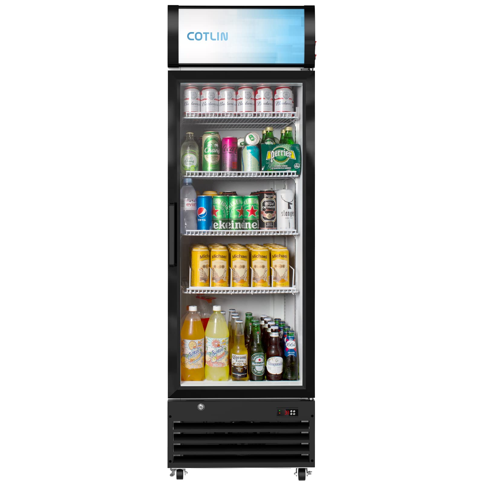 Mua COTLIN Commercial Merchandiser Refrigerator with LED Lighting ...