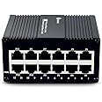 Amazon.com: Atroodac 12 Ports Gigabit Mini Ethernet Switch Unmanaged ...