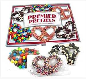 Amazon.com : Nancy Adams Premier Pretzels, Assorted Candy Covered ...
