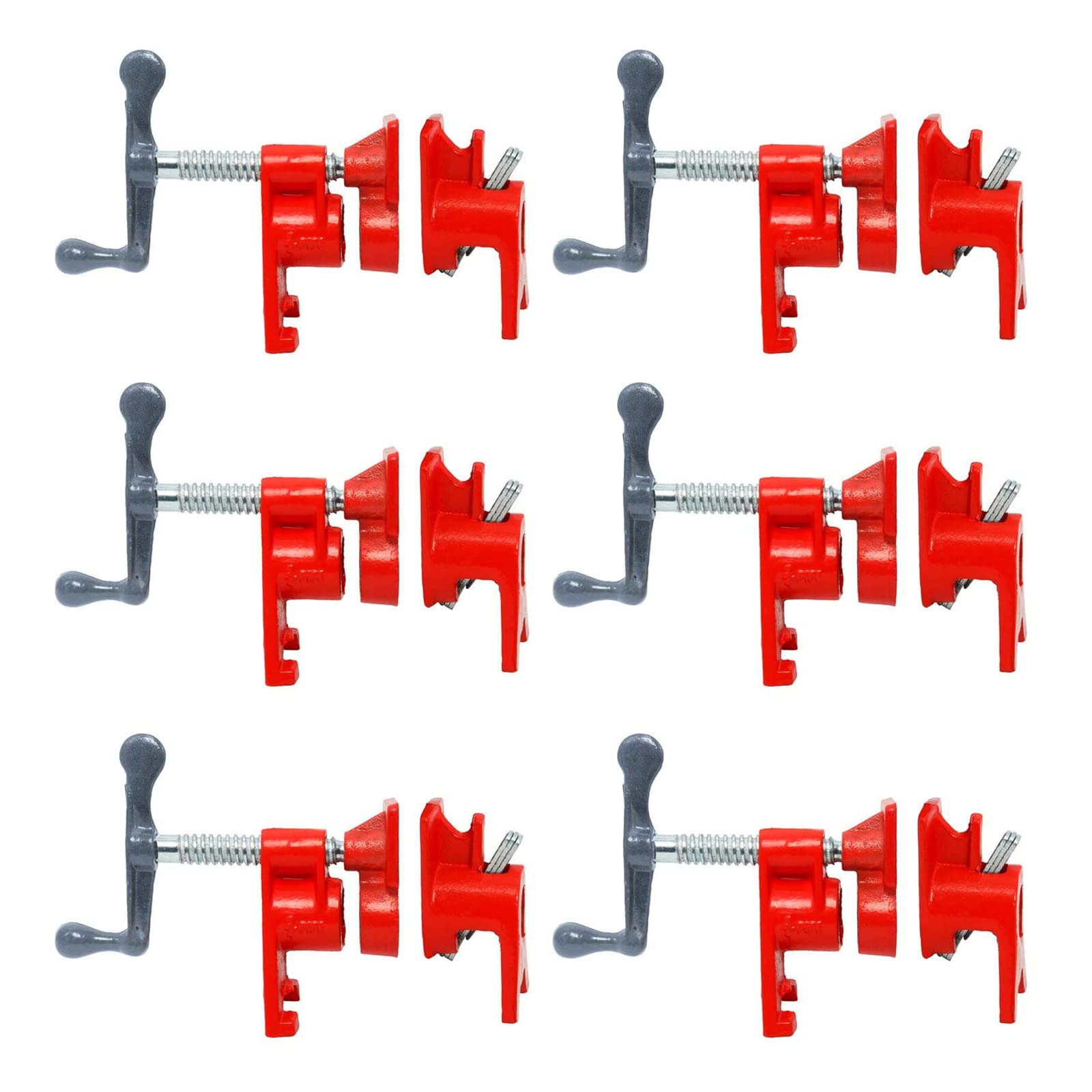 Mua FLKQC 3/4" Wood Gluing Pipe Clamp Set with Unique Foot Design Red ...