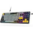 Amazon.com: ARZOPA Wireless Mechanical Gaming Keyboard, 87 Keys RGB ...
