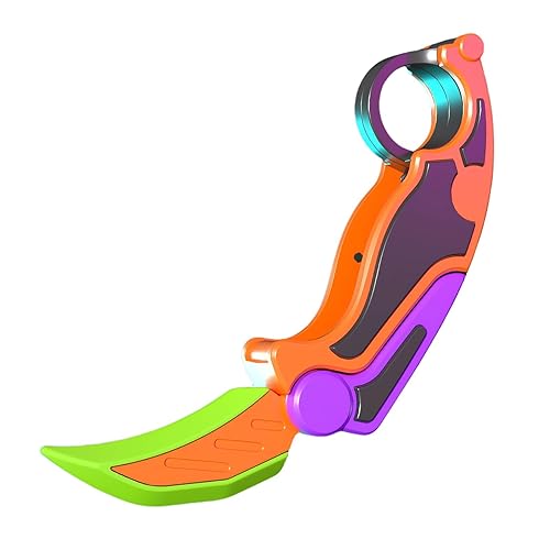 PAVCEING 3D Printed Gravity Claw Knife, Fidget Toy, Fun Plastic EDC ...