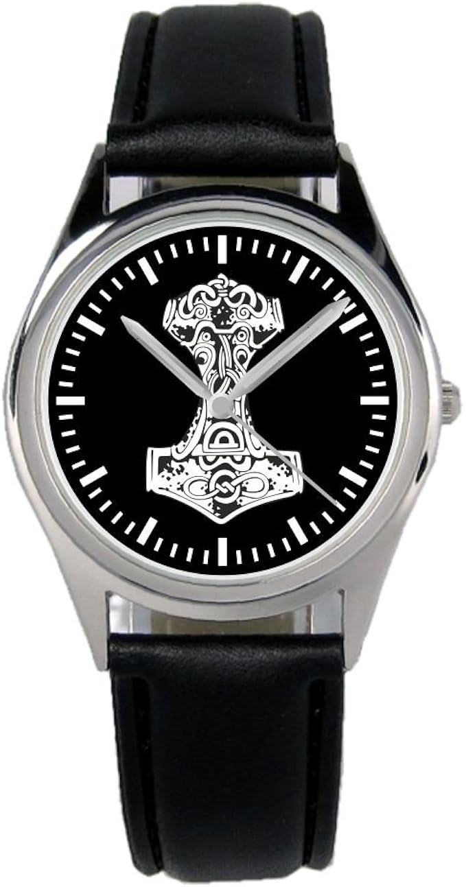Thors Hammer Glaube Mjölnir Wikinger Geschenk Artikel Idee Fan Uhr B ...