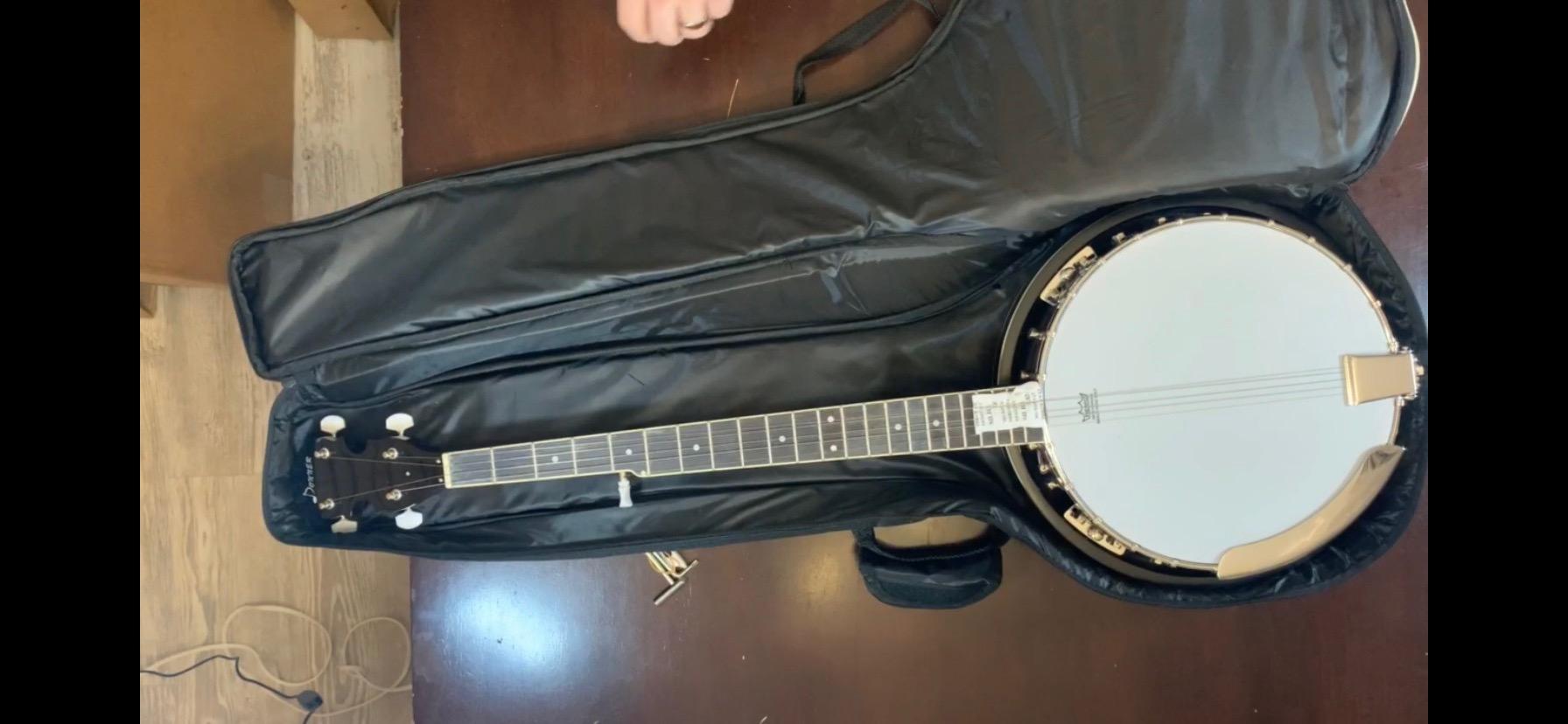 $28/mo - Finance Donner Banjo Full Size 5 String Tenor Banjolele Guitar ...