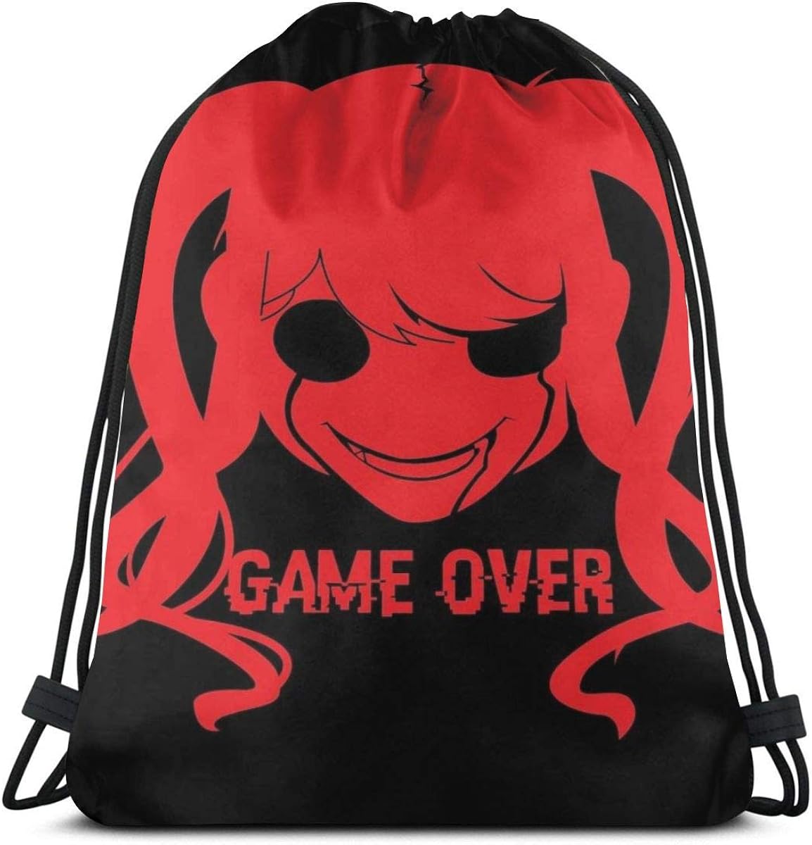 Amazon.com: Fun Girl Yandere Simulator Drawstring Bag Gym Bag Pack-Gift ...