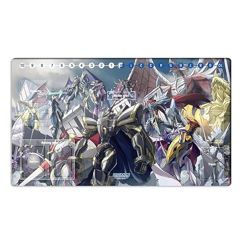 New Mlikemat DTCG Duel Playmat Digimon Omegamon Dukemon Anime Trading ...