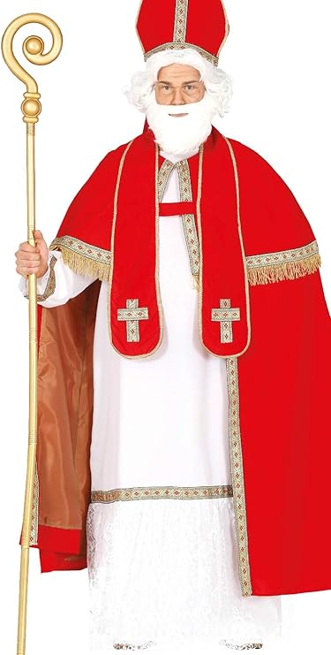 Mens Gold 184cm Archbishop Staff Prop Religious Chief Bishop Fancy ...
