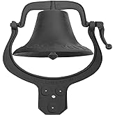 Amazon.com: MYOYAY 14'' Large Heavy Cast Iron Dinner Bell Antique ...