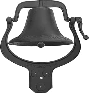 Amazon.com: Large Cast Iron Farmhouse Dinner Bell : Home & Kitchen