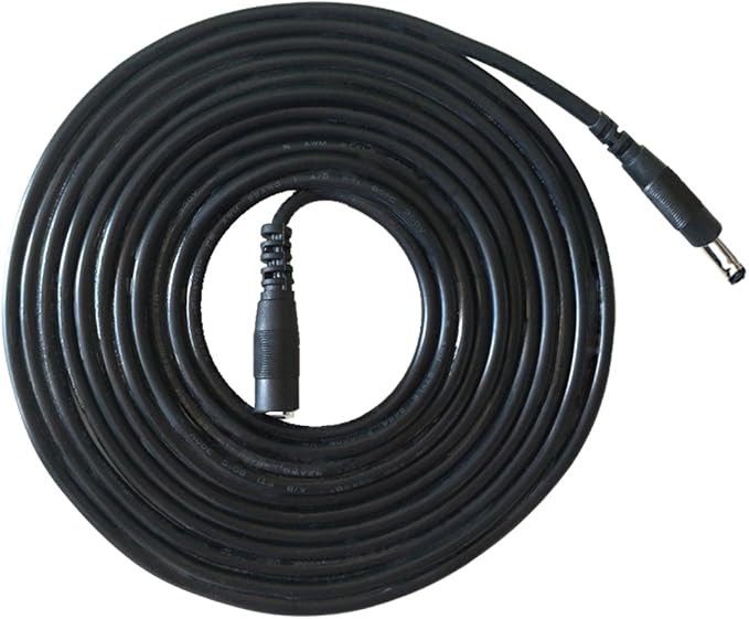 Amazon.co.jp： Liwinting 10m DC延長ケーブル 1.35mm * 3.5mmオス - メスACアダプターDC電源延長ケーブル/DCプラグ延長コードDC 12 Vプラグ ...