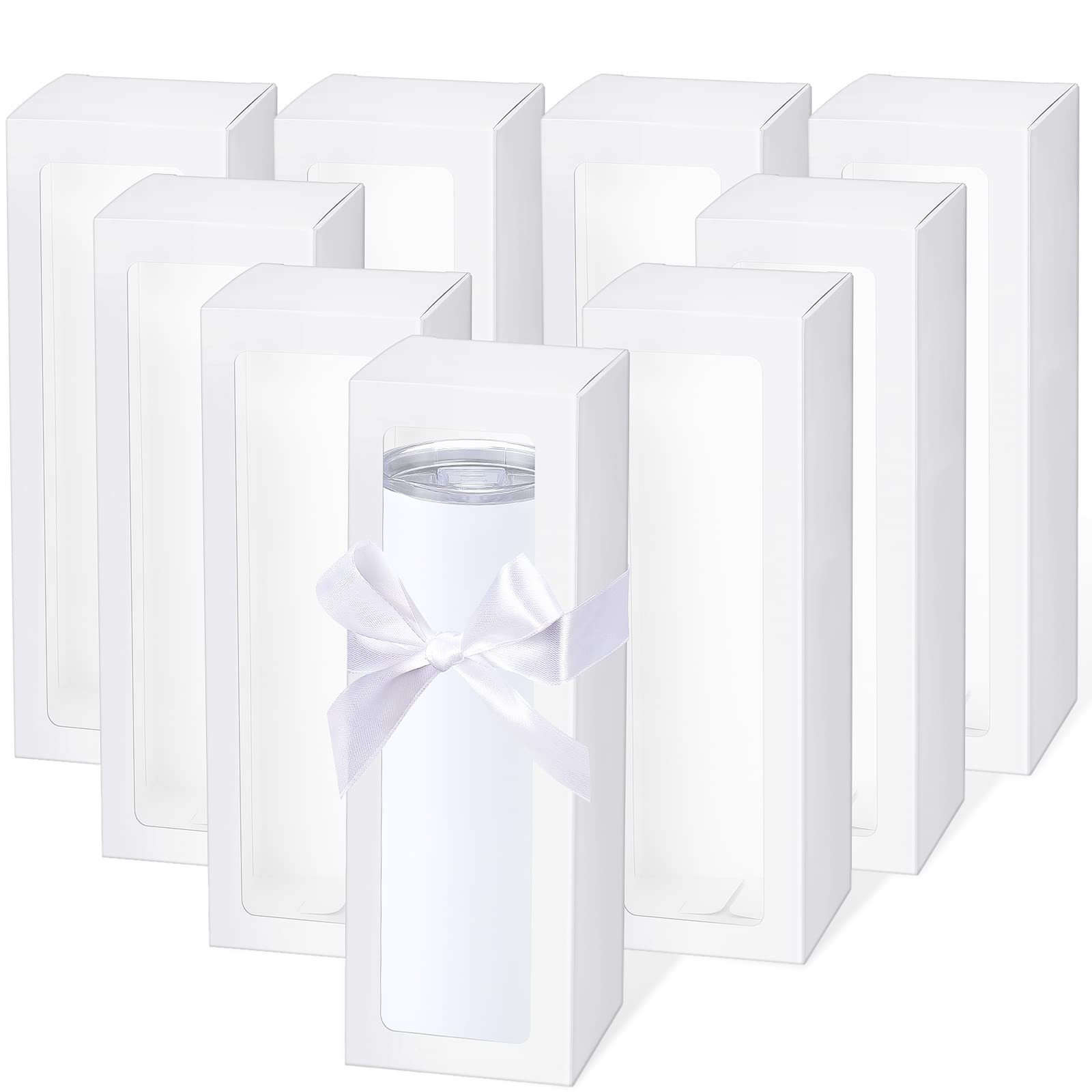 PerKoop 36 Pcs Gift Boxes with Ribbon for Sublimation Tumbler Christmas ...
