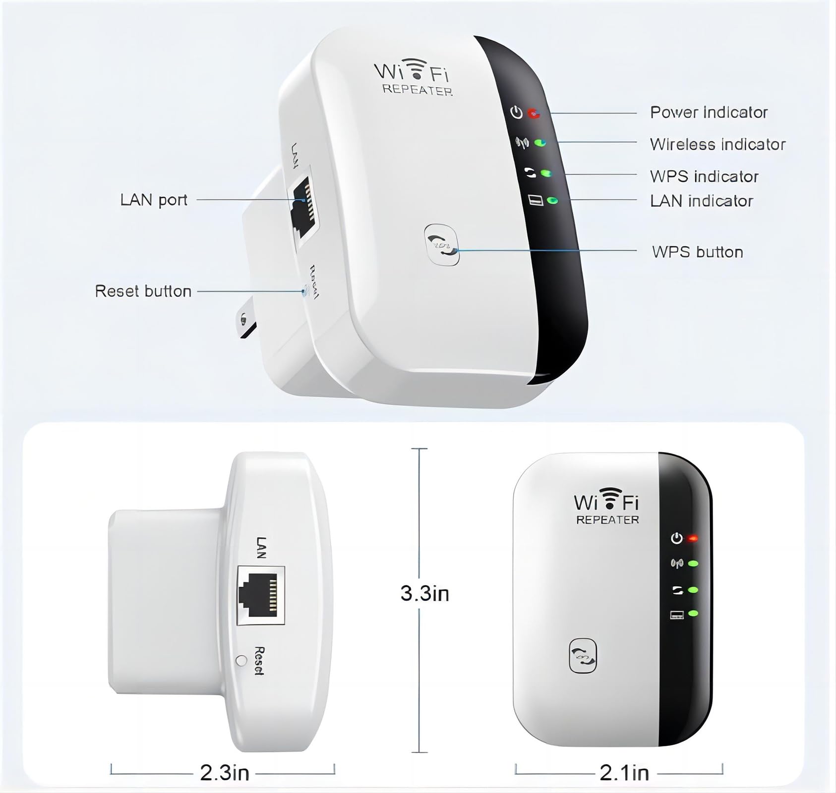 Mua WiFi Extender, WiFi Extenders Signal Booster for Home Up to 5000 sq ...