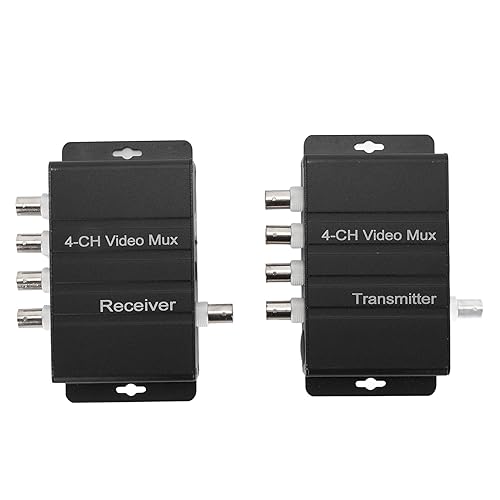 Video Multiplexer, 4CH Multiplexer Quad Processor Screen Splitter, Modular Design, 400m Long ...