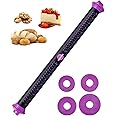 Amazon.com: PROKITCHEN Silicone Rolling Pin with Thickness Rings ...