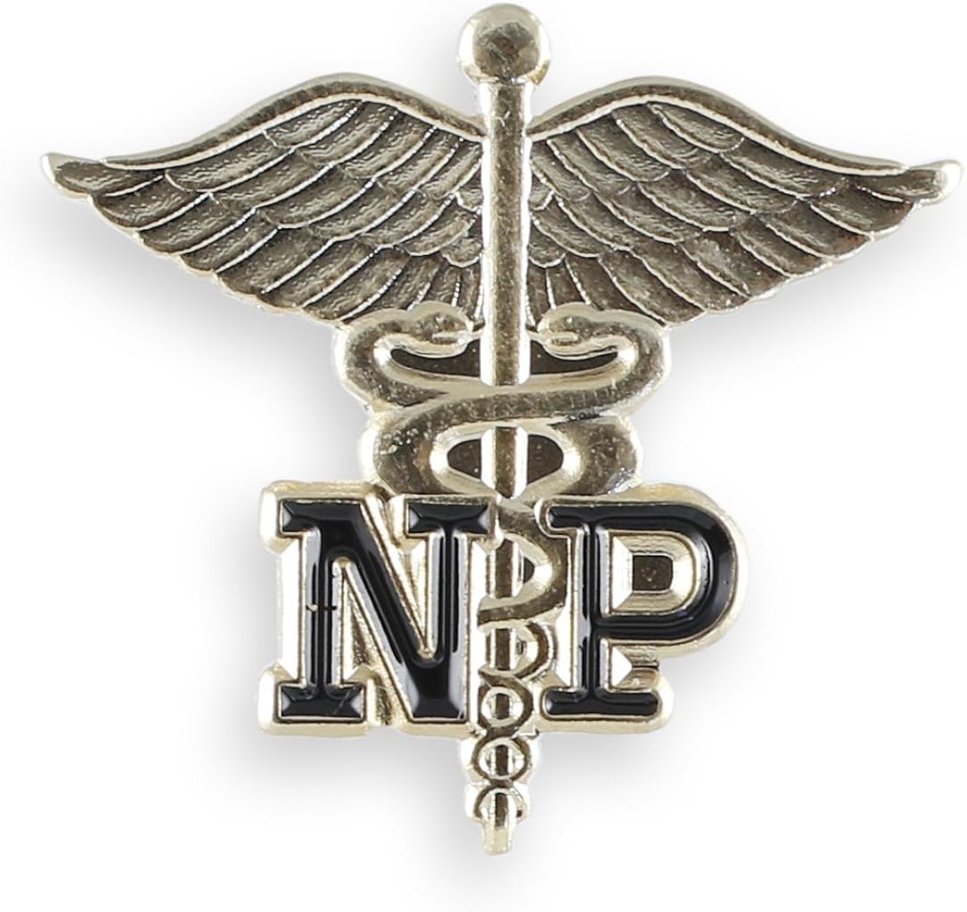 Amazon.com: Forge NP Nurse Practitioner Emblem Pin Caduceus (5 Pins ...