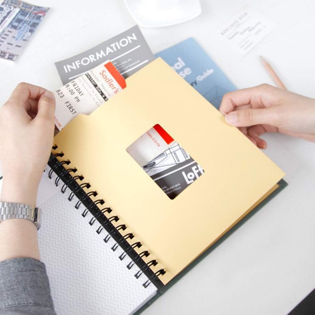 Ardermu Ticket Stub Organizer – 100 Pockets Leather Ticket Stub Album ...
