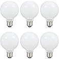 SYLVANIA LED TruWave Natural Series Globe Light Bulb, 60W Daylight Medium Base, Dimmable ...