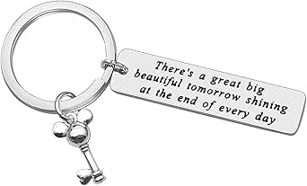 Amazon.com: Inspirational Keychain Encouragement Gift There’s A Great ...