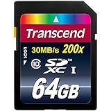 Amazon.com: Transcend 64GB SDXC Class 10 UHS-1 Flash Memory Card Up to 90MB/s (TS64GSDXC10U1 ...