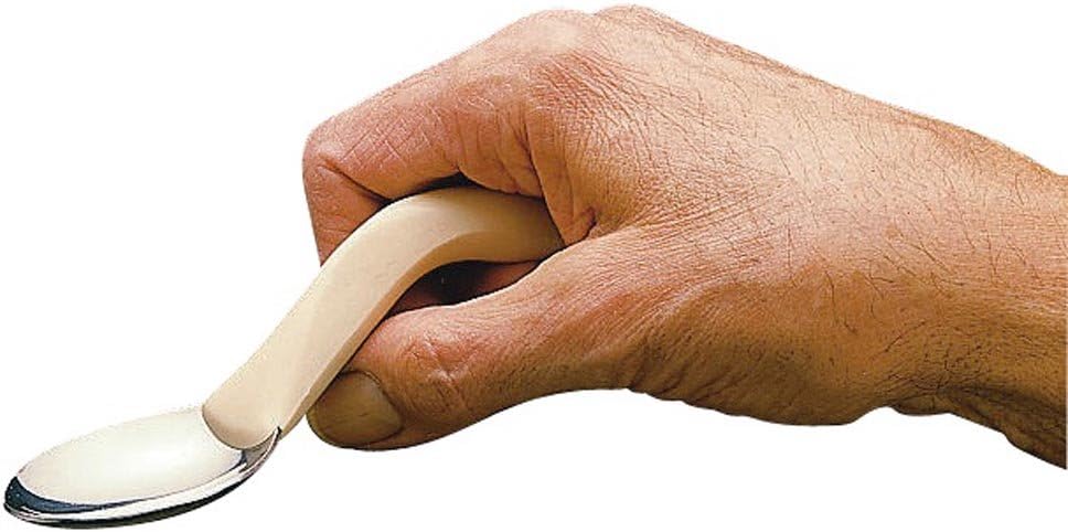 NRS Healthcare Caring Cutlery - Right Handed Angled Spoon (Eligible for ...