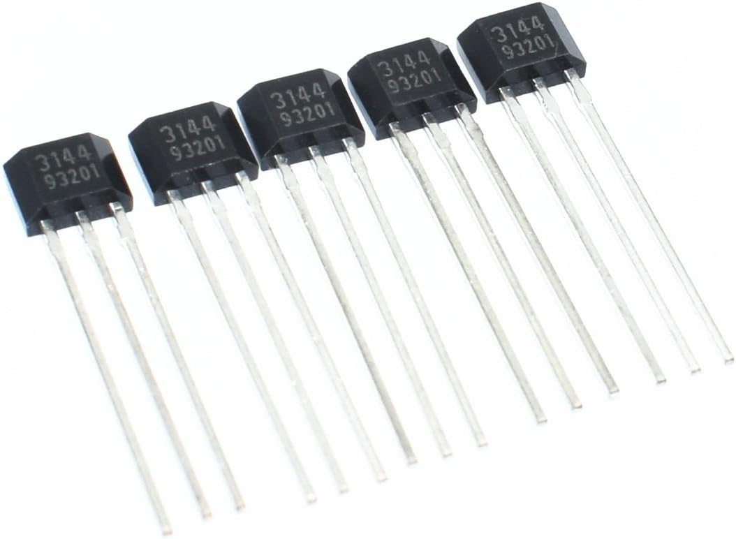 10 pcs New A3144 A3144E OH3144E 3144 Hall Effect Sensor Hall Effect ...