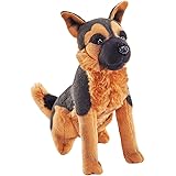 Amazon.com: WILD REPUBLIC Rescue Dog, Black Pitbull, Stuffed Animal ...
