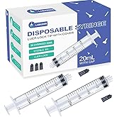 Amazon.com: BH Supplies 20ml Luer Slip Tip Syringes (No Needle) - Sterile, Individually Wrapped ...