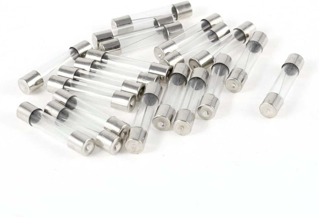 20pcs Fast Blow Glass Tube Fuse 8A 8 Amps 250V 6mm x 30mm: Amazon.co.uk ...