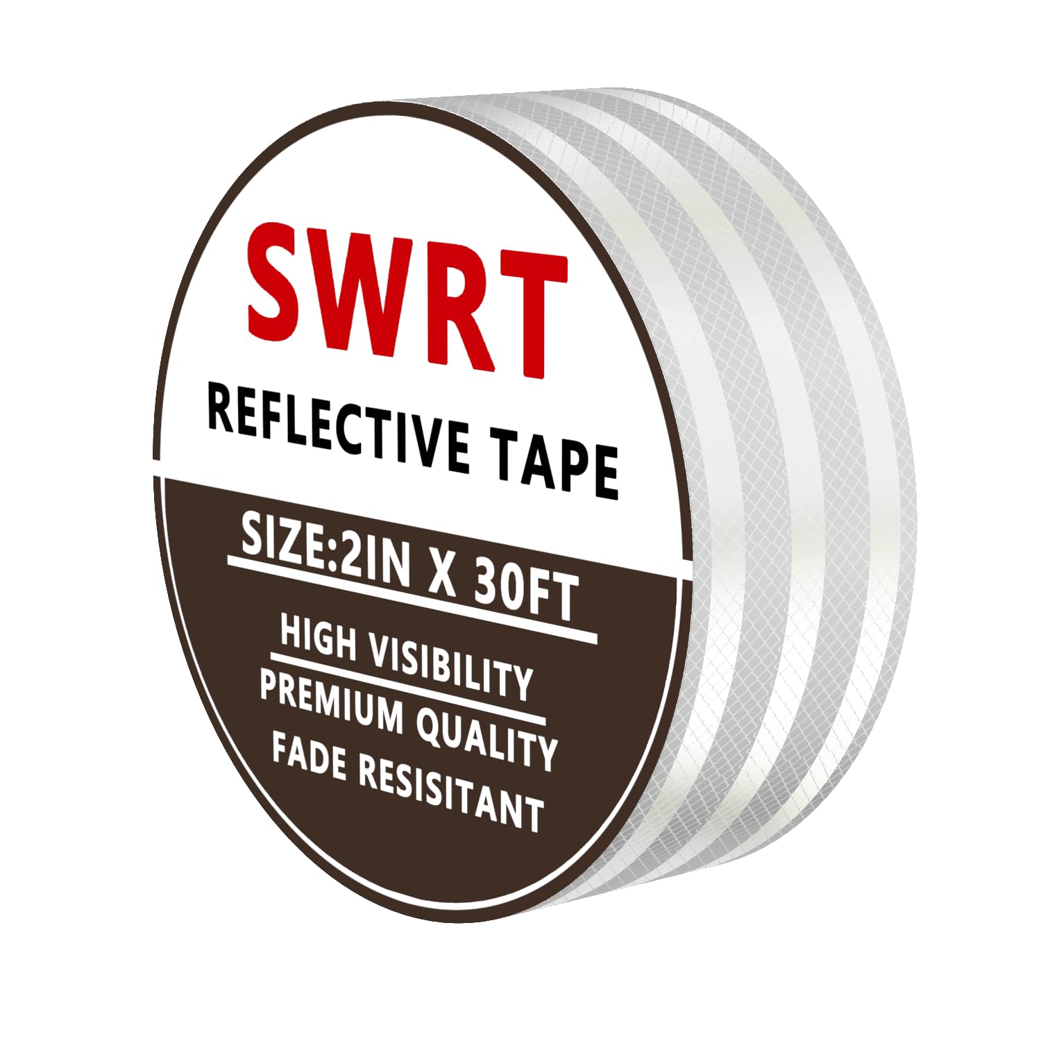 SWRT 2 Inch X 30 FT Reflective Tape Outdoor Waterproof DOT-C2 Fade ...