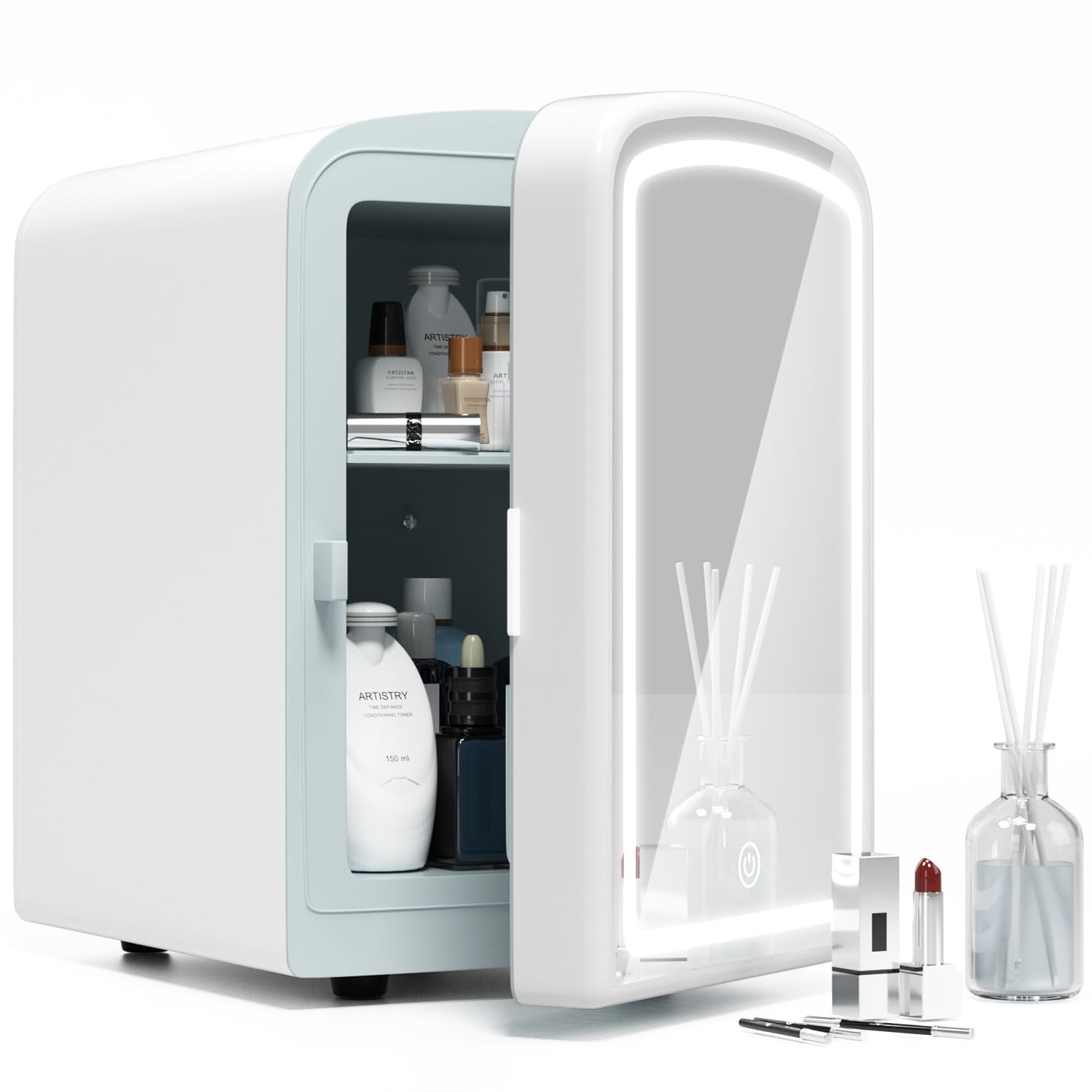 COYCYQI Mini Fridge for Skin Care, 4 Liter Portable Small Fridge with ...