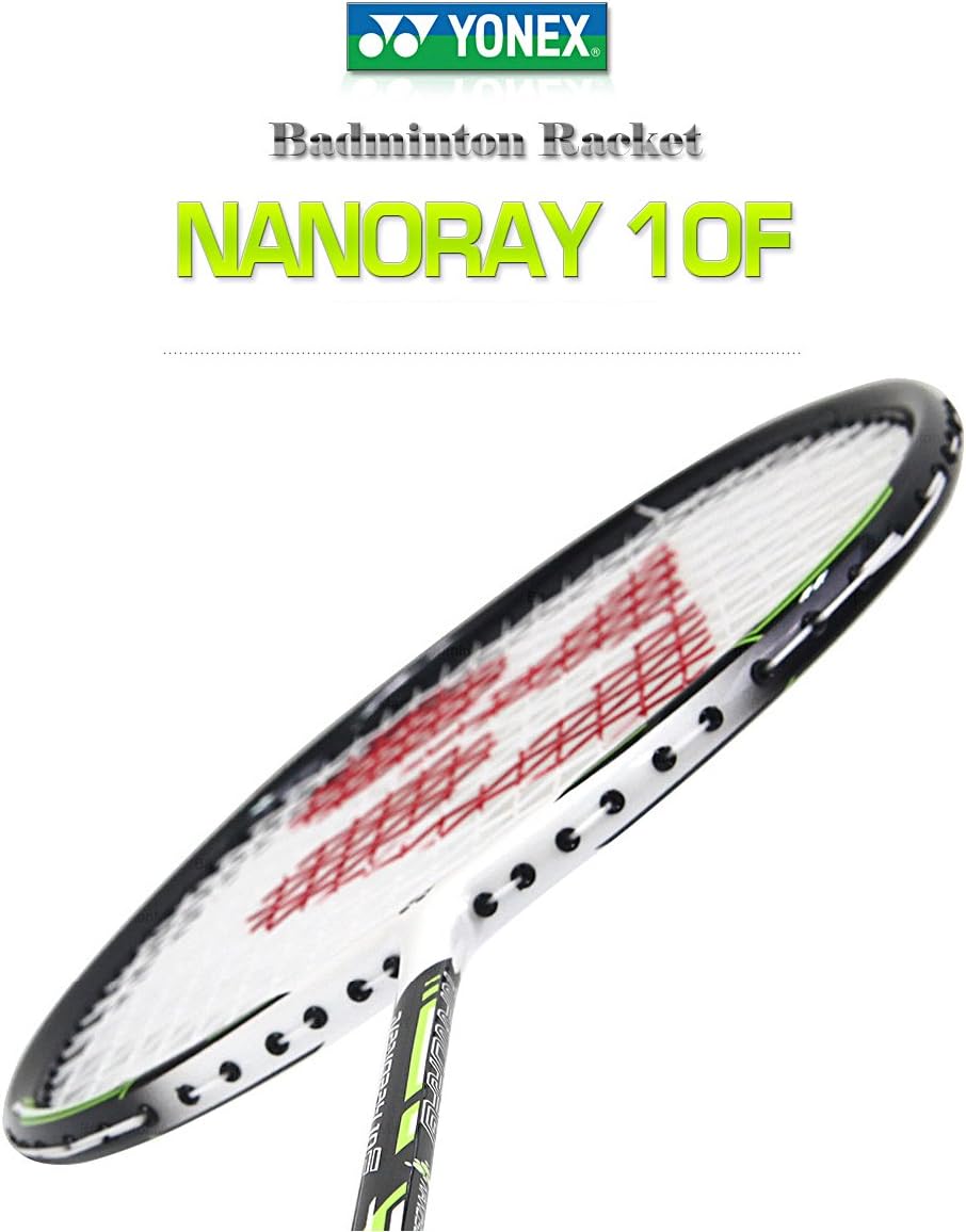 YONEX NANORAY 10F NEW Badminton Racket 2017 Racquet Lime 4U/G5 Pre ...