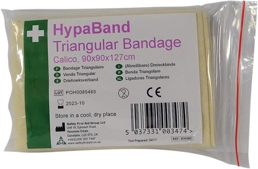 HypaBand Calico Triangular Bandage (Pack of 6): Amazon.co.uk: Health ...