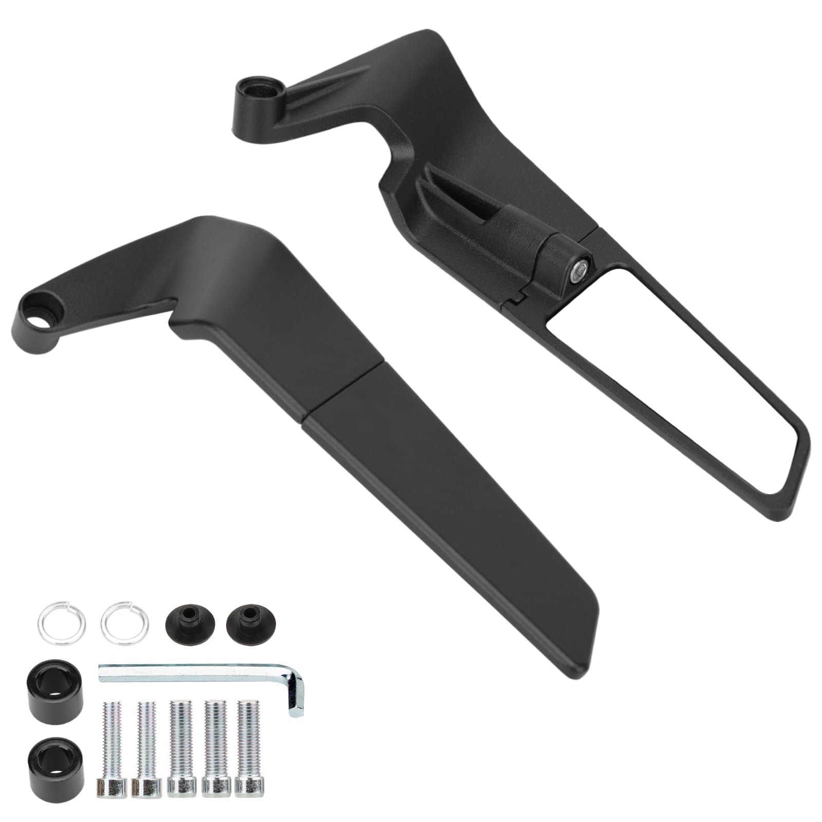 DIRLOG Universal 8mm 10mm Motorcycle Mirrors, Stealth Wind Wing ...