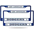 Amazon.com: Los Angeles Dodgers MLB Blue (Set of 2) Painted Chrome ...
