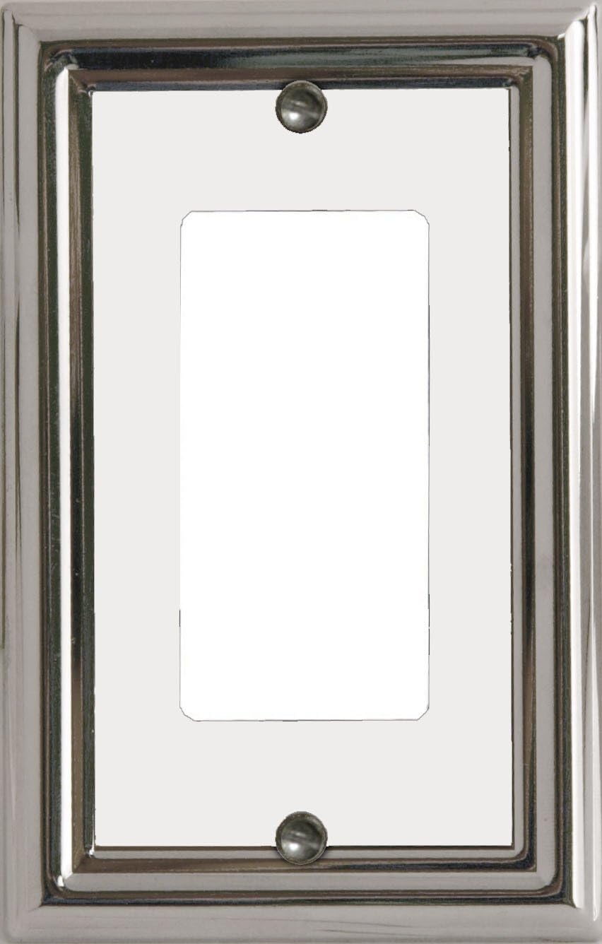 Estate Decorative Switch plate, Wall plate, Cover, Polished Chrome With ...