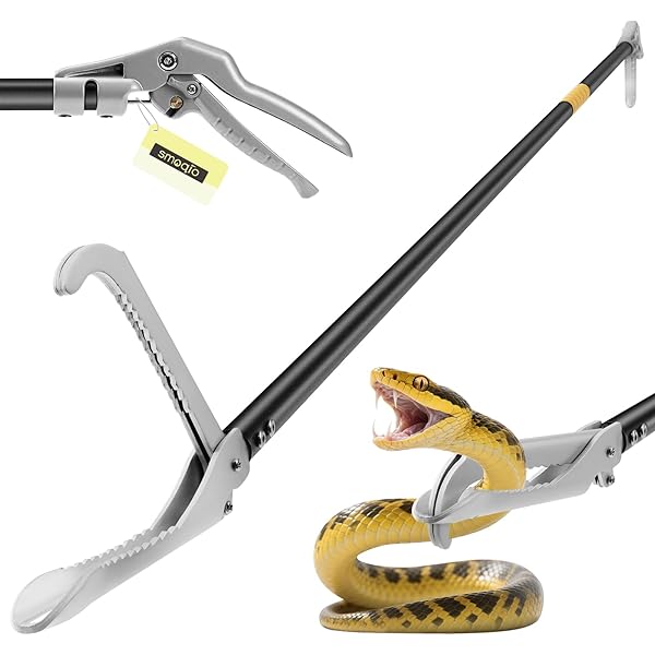 Snake Trap Snake Catcher Net, Rattlesnake Grabber Handling Tool Reptile ...