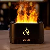 Amazon.com: TriPro Aroma Fire Flame Diffuser for Essential Oils Small Portable Air Fireplace ...