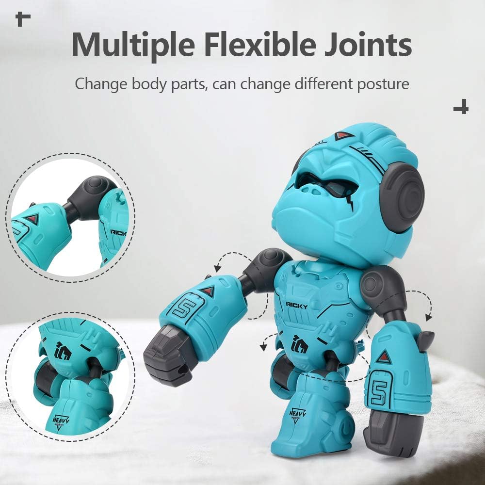 ALLCELE Alloy Gorilla Toy for Kids,Fun Robot Toys with Interactive ...