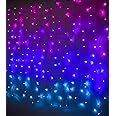 Amazon.com: Pink Purple & Blue Ombre LED Curtain Lights with Remote ...
