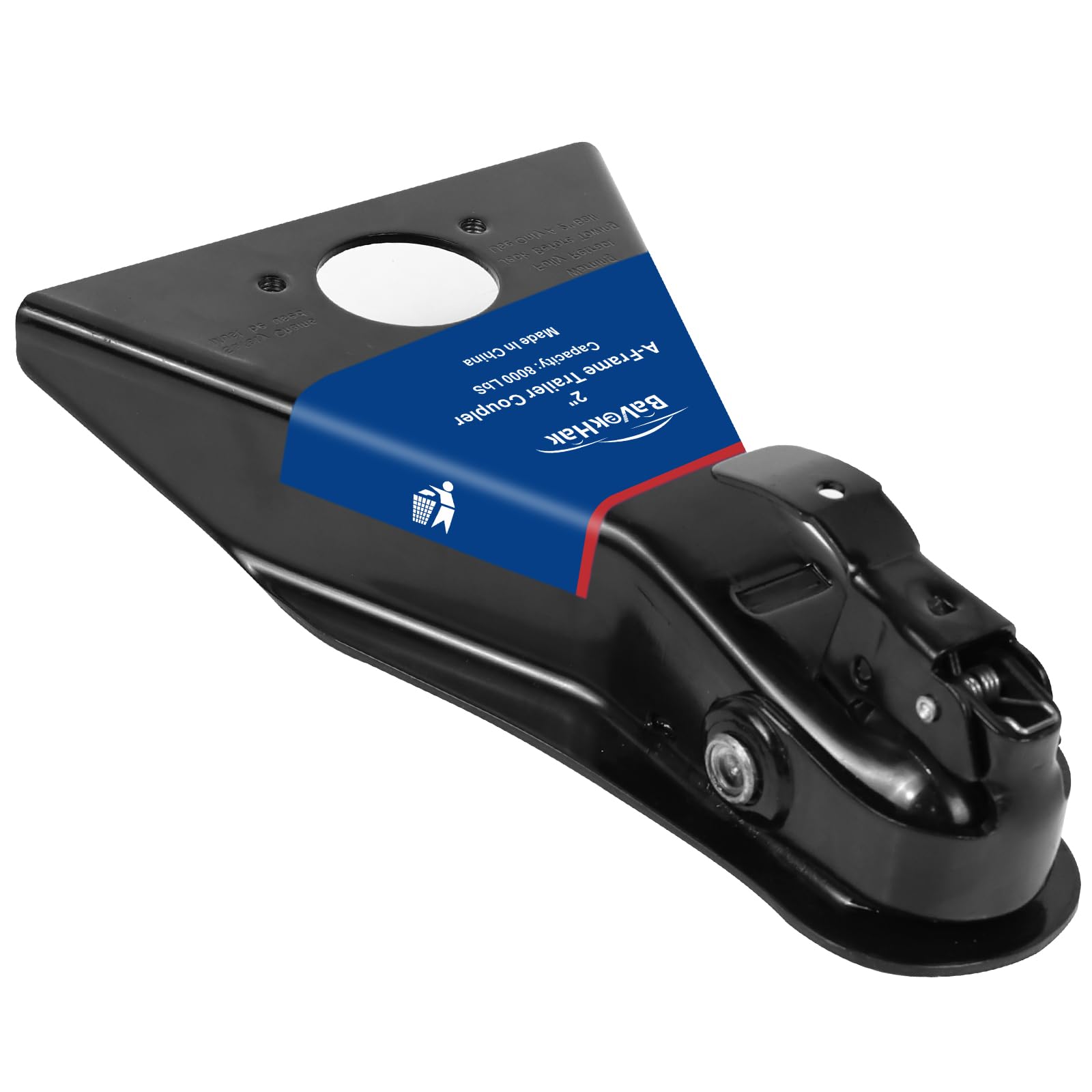 BaVekHak A-Frame Trailer Coupler 2" with Trigger Latch for Towing RV ...